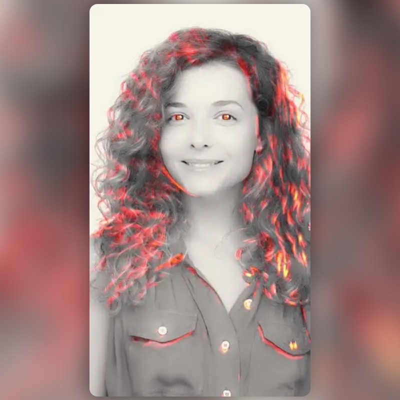 Fire Flames Lens by Snapchat - Snapchat Lenses and Filters