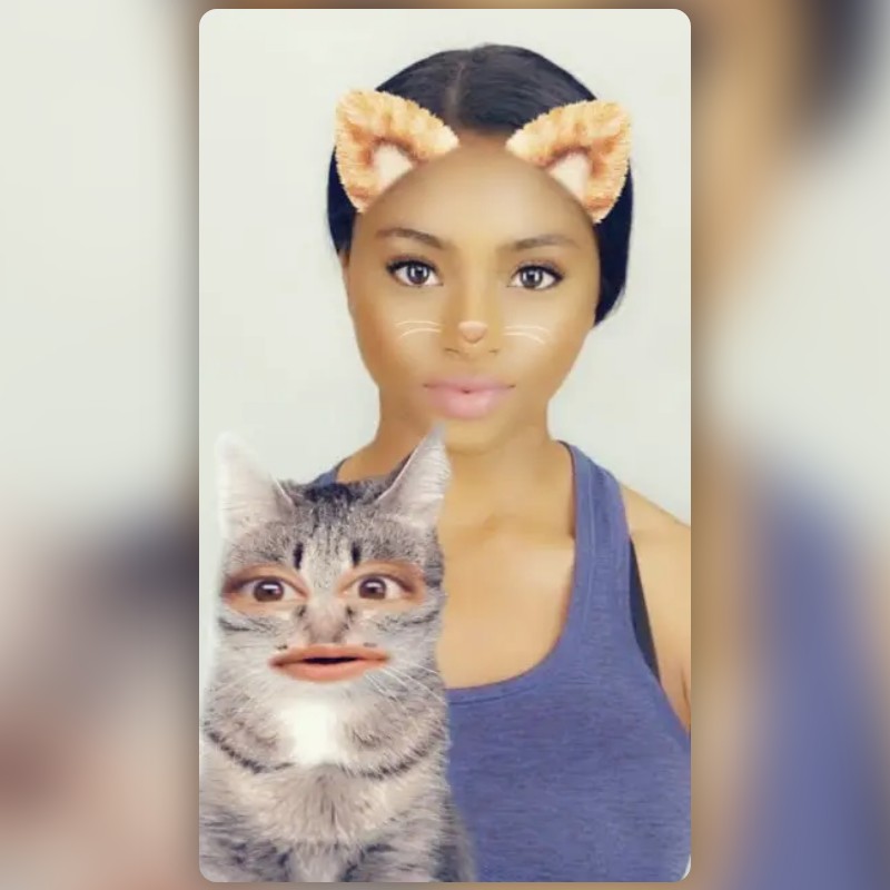 Human Cat Lens by Snapchat - Snapchat Lenses and Filters