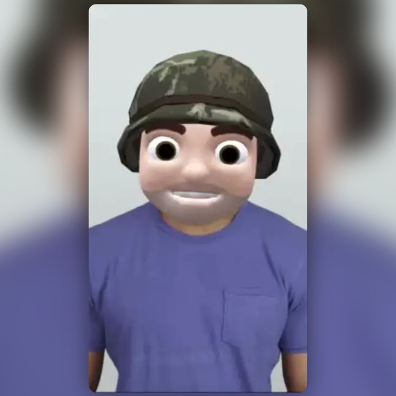 Military Cartoon Lens by 👻s0w_night👁️ - Snapchat Lenses and Filters