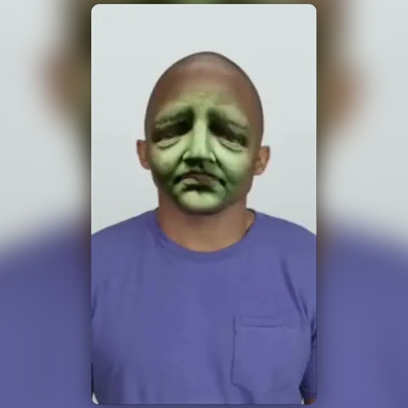 Green Scary Mask Filter by Daily Crabb | Snapchat Lenses