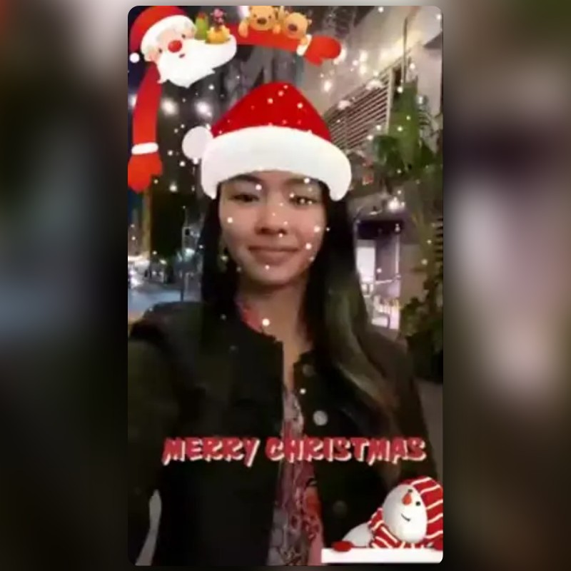 MERRY CHRISTMAS Lens by Angel Spell - Snapchat Lenses and Filters