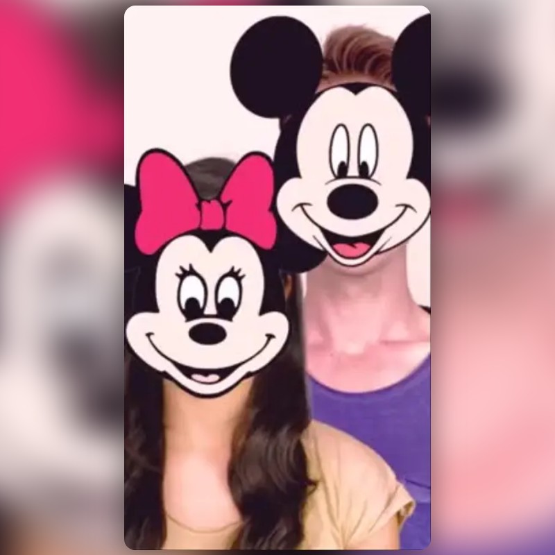 Mickey Mouse Face Filter by Snapchat | Snapchat Lenses