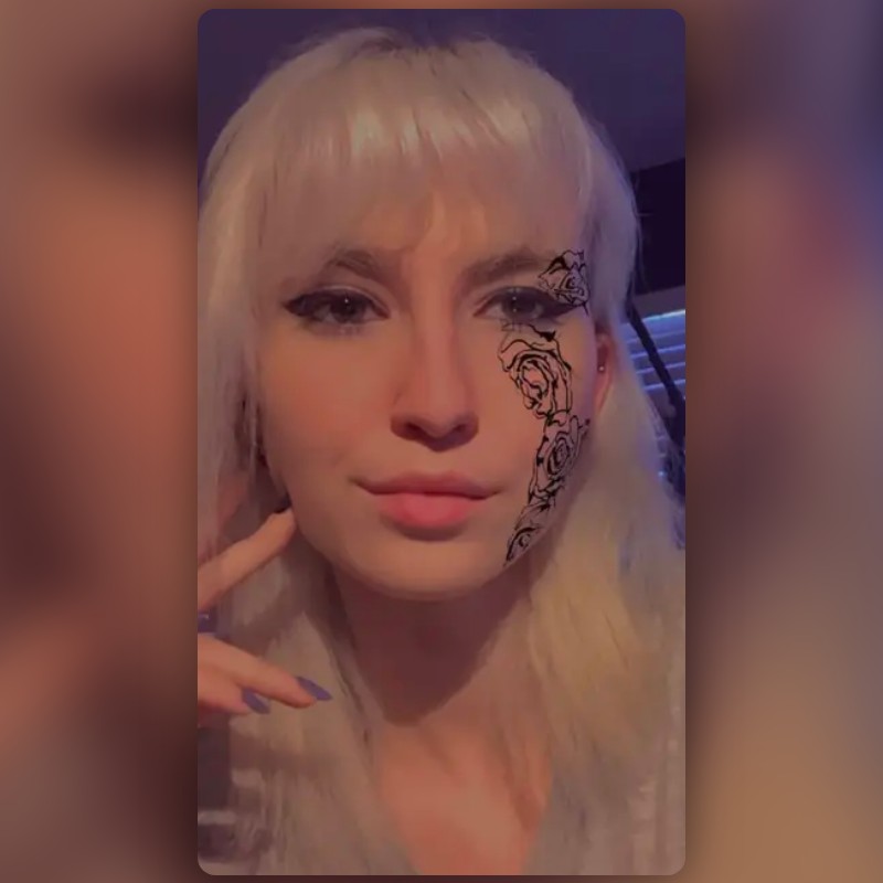 Nobara Roses Lens by Kaya - Snapchat Lenses and Filters