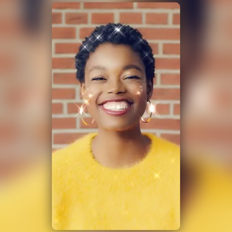 Glitter Effect Filter by Snapchat | Snapchat Lenses