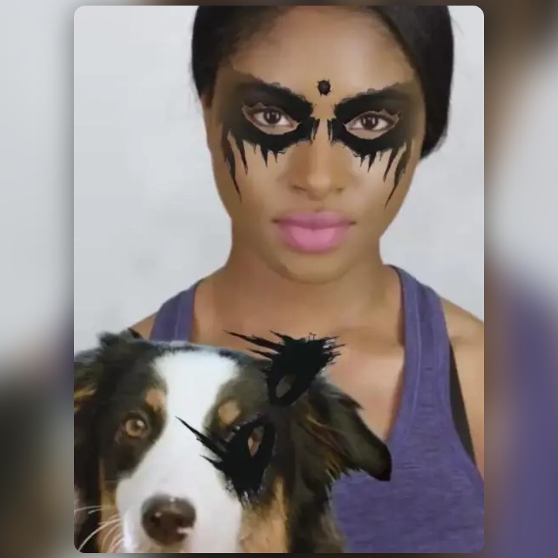 war paint by Lexa Lens by lucie - Snapchat Lenses and Filters