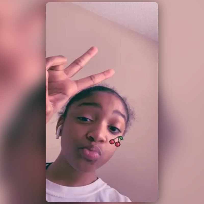 cherry love Lens by Arianna Thomas - Snapchat Lenses and Filters