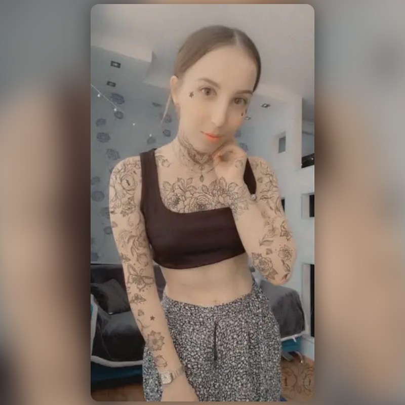 Body Tattoo Lens by Snapchat - Snapchat Lenses and Filters