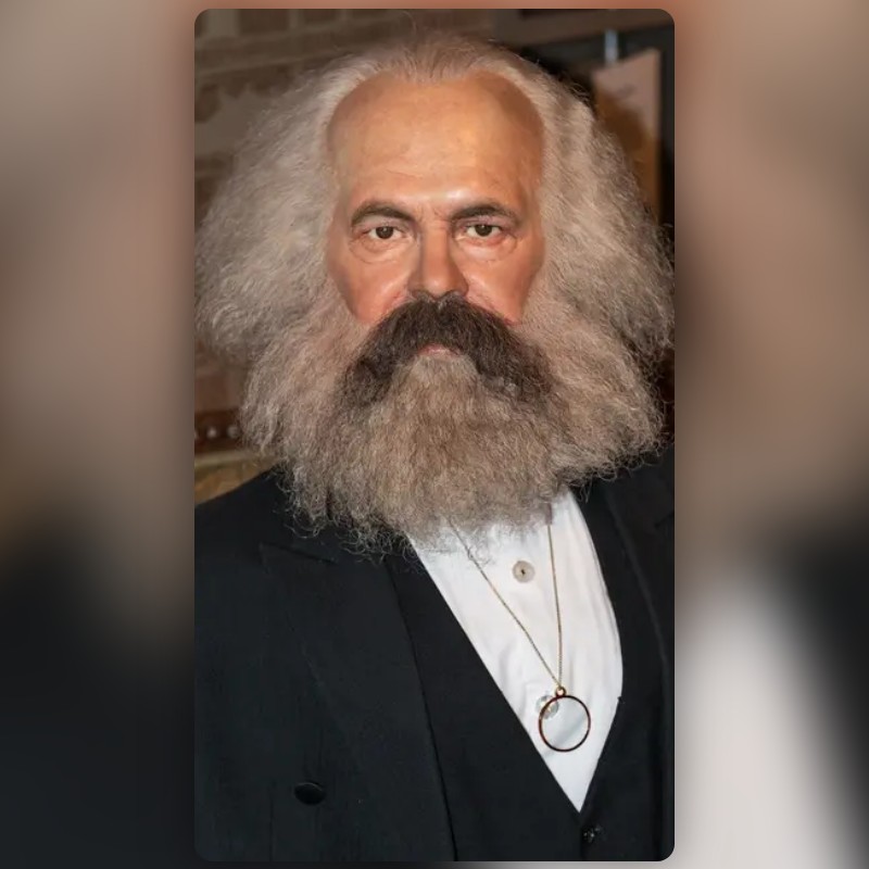 Karl Marx Lens by Gabriel Cadiz - Snapchat Lenses and Filters