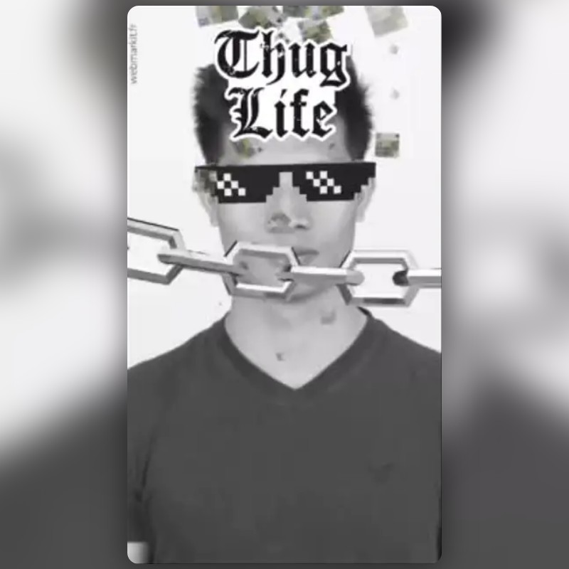 Thug Life Filter by Site Web & Graphisme | Snapchat Lenses