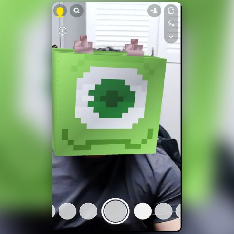 Mike Voxel Face Filter by OneByOne OneByOne | Snapchat Lenses