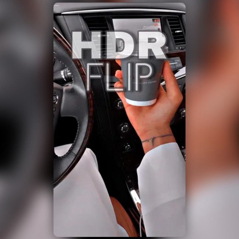HDR FLIP Lens by قصة عدسة | JABER - Snapchat Lenses and Filters