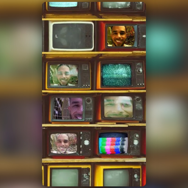 TV Screens Lens by Snapchat - Snapchat Lenses and Filters