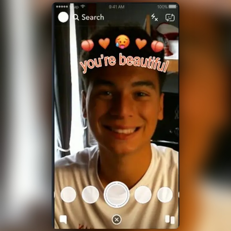 Youre Beautiful Lens by Marky Mauro - Snapchat Lenses and Filters