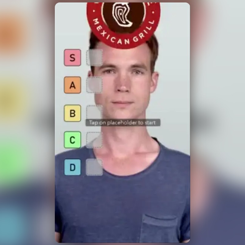 Food Tier List Lens by ilysm.briiiiii - Snapchat Lenses and Filters