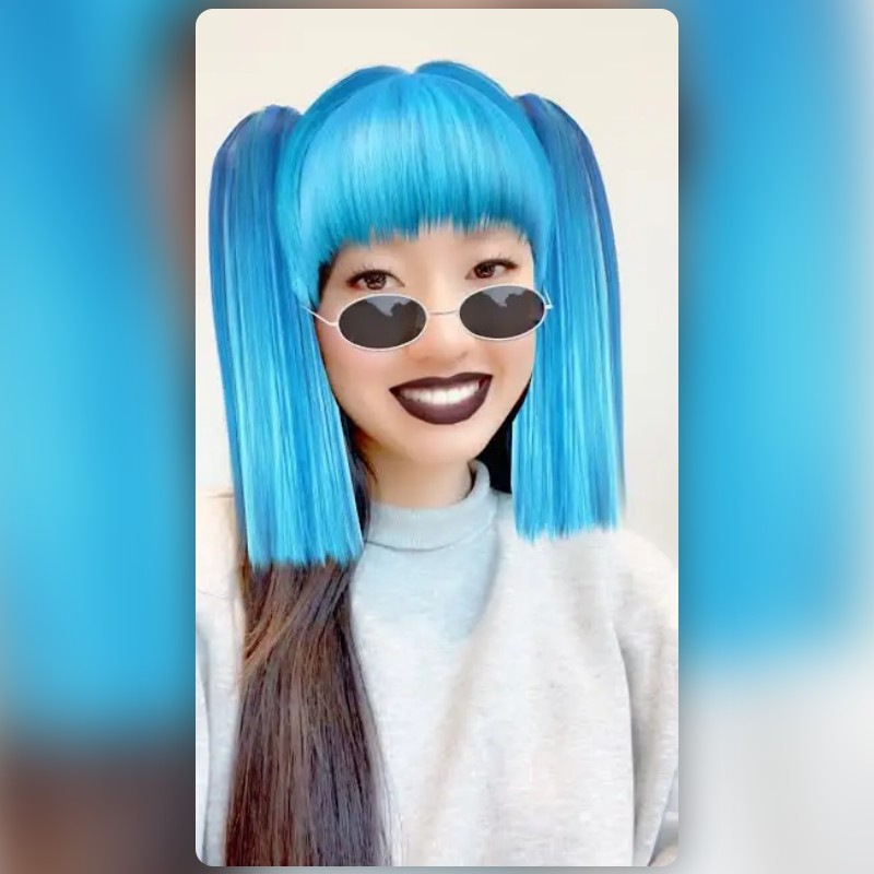 Sky Hair Lens by Snapchat - Snapchat Lenses and Filters