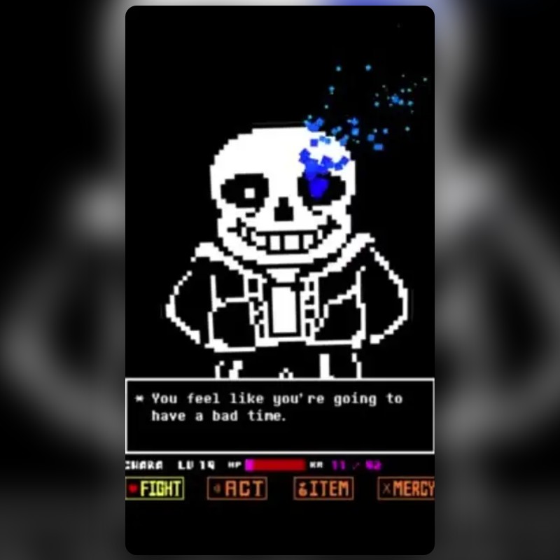 Sans go brrr Lens by Riley Graham - Snapchat Lenses and Filters