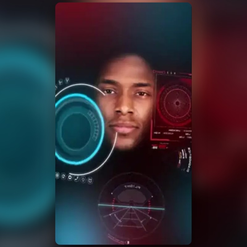 jarvis hud Lens by hax - Snapchat Lenses and Filters