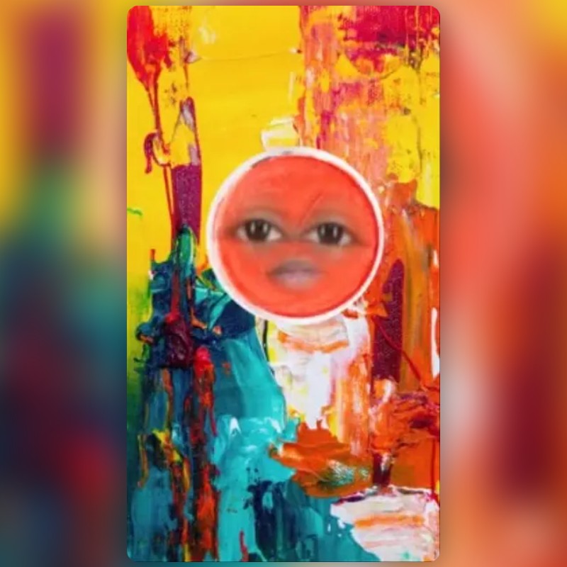 Red Paint Lens by Danielle Grace - Snapchat Lenses and Filters