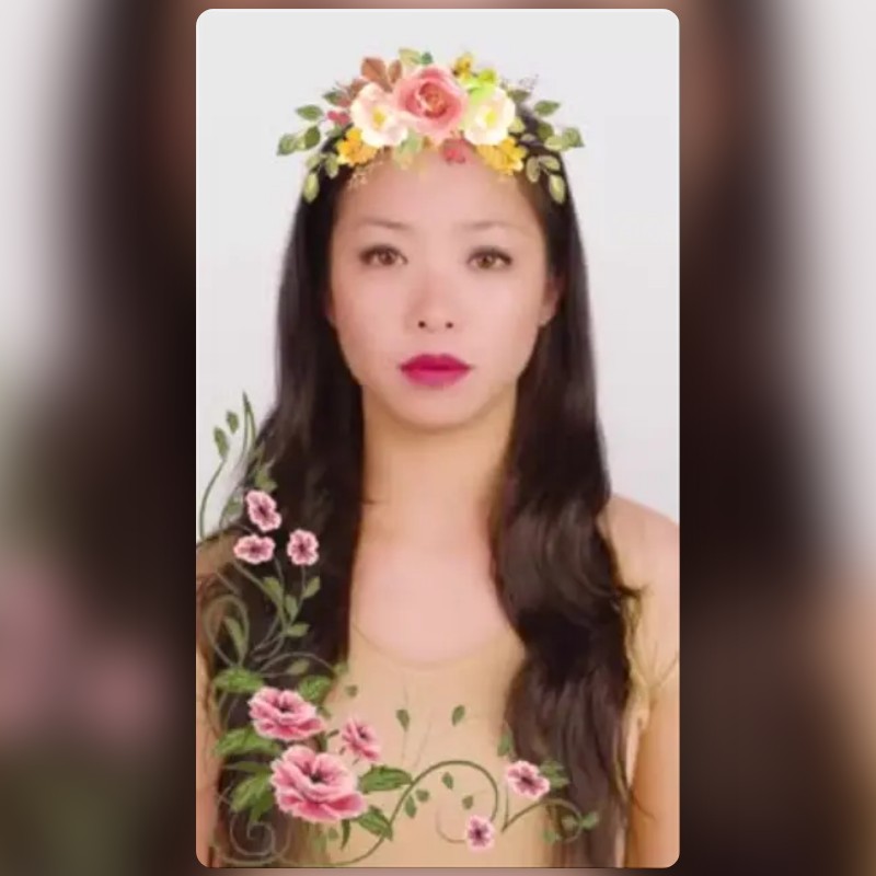 Flower Crown Filter by Clarissa | Snapchat Lenses