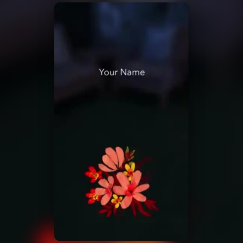 flower Filter by Kritika Rajput💜 | Snapchat Lenses