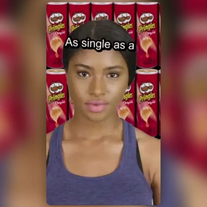 Single Pringle Lens by Ty Russell - Snapchat Lenses and Filters