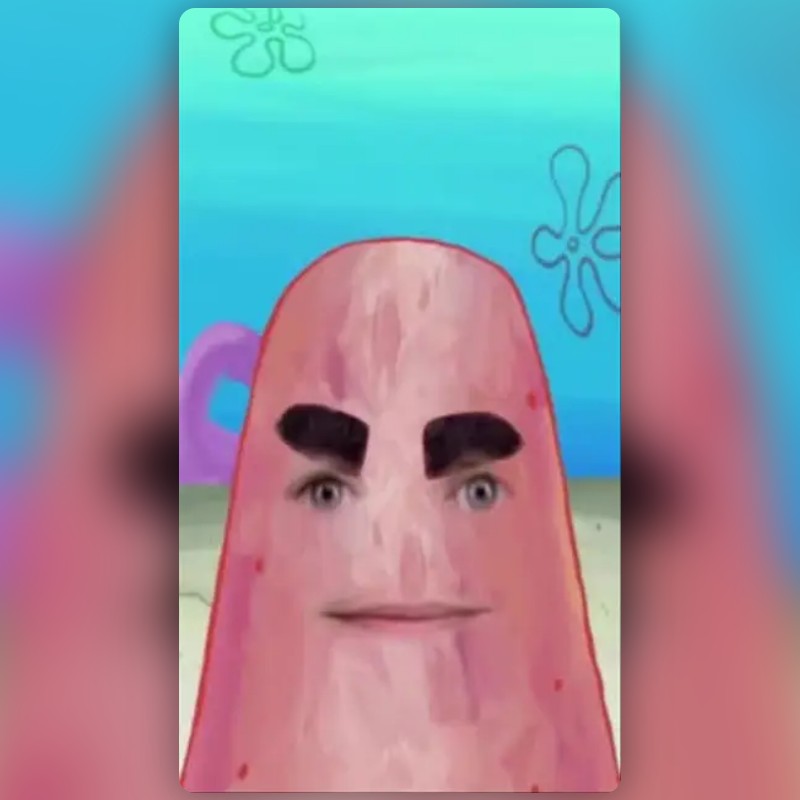 patrick starface Lens by Afaq Virk - Snapchat Lenses and Filters
