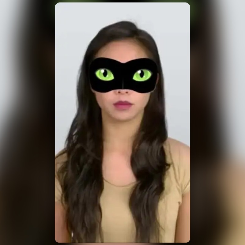 mask chatnoir2 Lens by 𝐌.𝐲𝐬 ᥫ᭡ - Snapchat Lenses and Filters