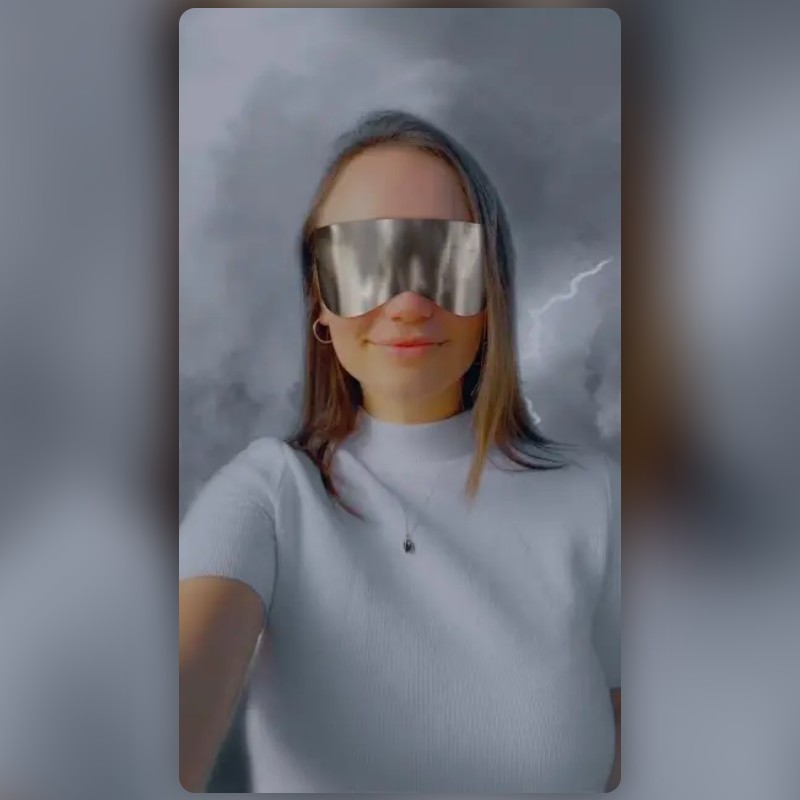 Silver Eye Mask Filter by Snapchat | Snapchat Lenses