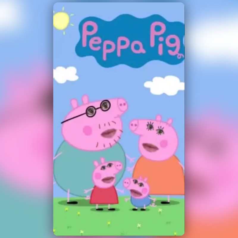 Peppa Pig Filter by Sahda Ardelia | Snapchat Lenses