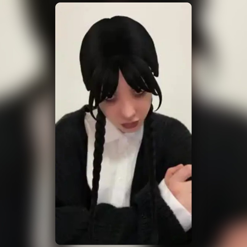Wednesday Addams Lens by indika - Snapchat Lenses and Filters