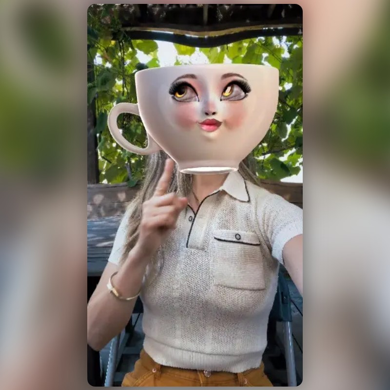 Head like a Cup Filter by Snapchat | Snapchat Lenses