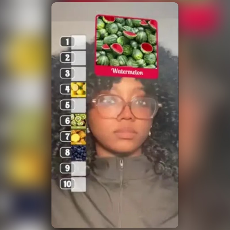 Fruits BlindRank Filter by Sitan 🦋 | Snapchat Lenses