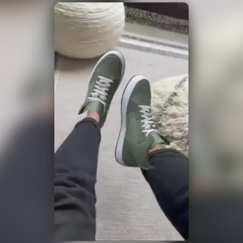 sneaker head green Filter by Dominique H | Snapchat Lenses