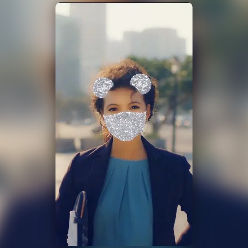 Sequins Mask Lens by Snapchat - Snapchat Lenses and Filters