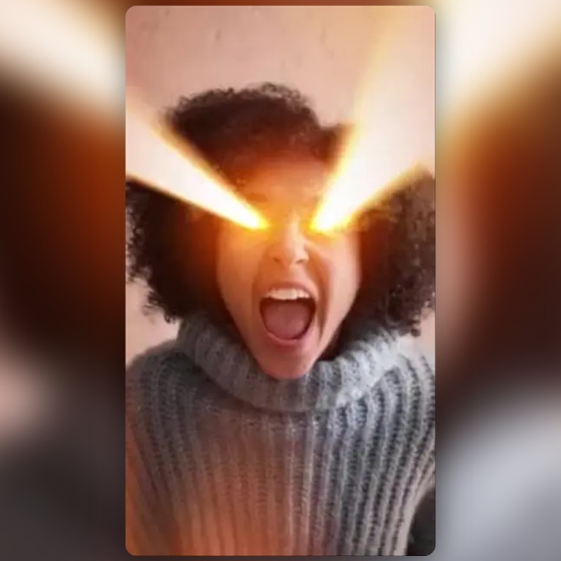 Laser Eye Lens by Vivek Thakur 🌴 - Snapchat Lenses and Filters