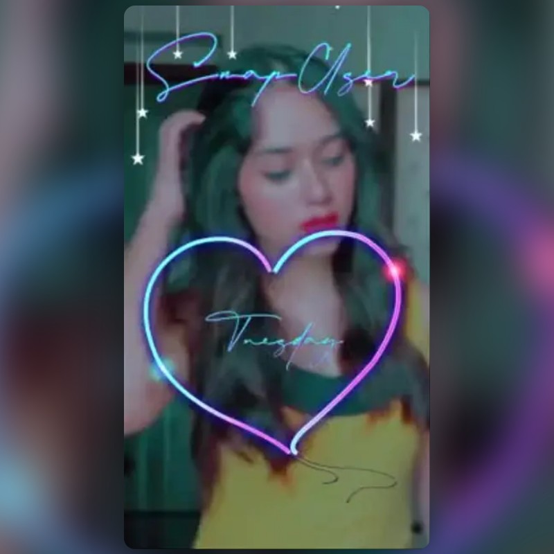 Name Day Neon Lens by Sunny Bahadurpuria🎥 - Snapchat Lenses and Filters