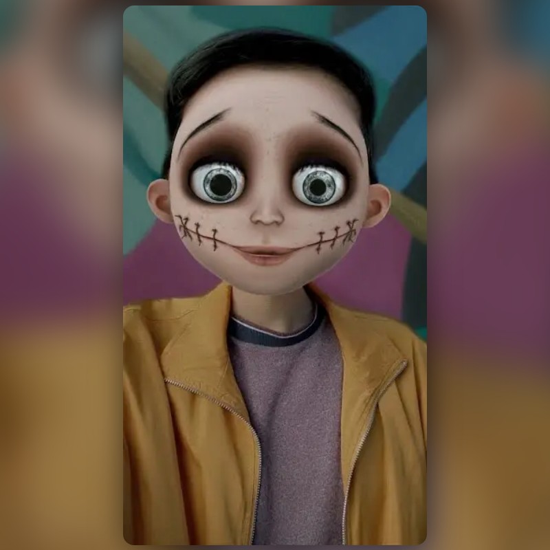 Stitched Doll Face Filter by Snapchat | Snapchat Lenses