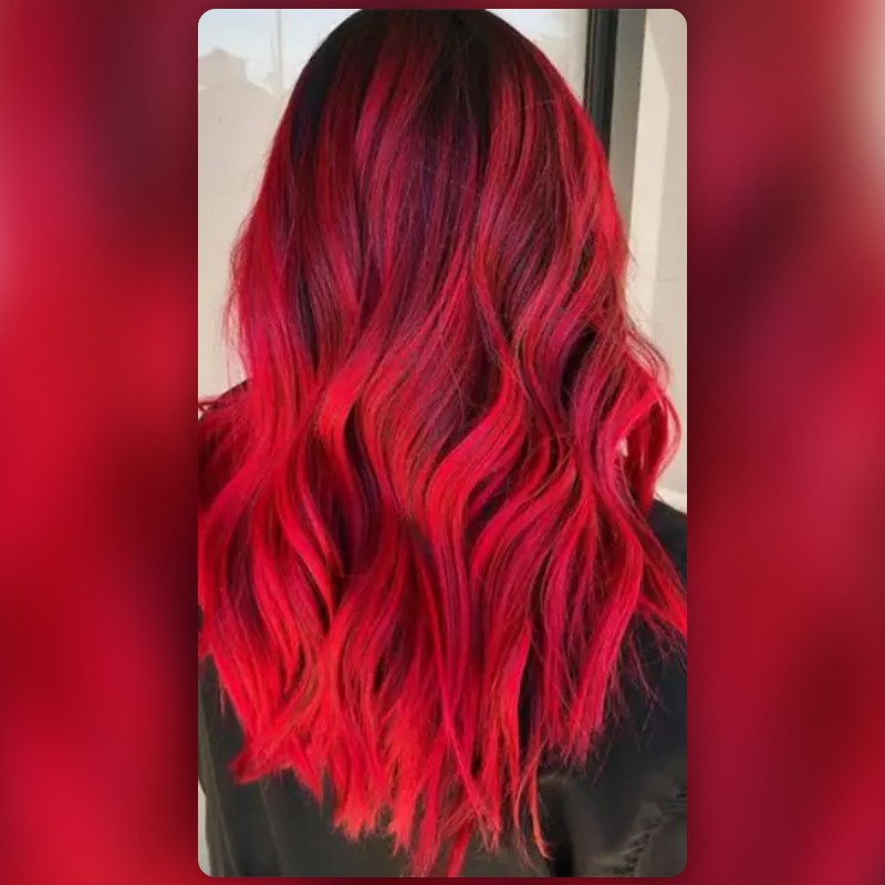 bright Red Hair Filter by Cherry Girl 💕 | Snapchat Lenses