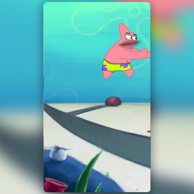 Patrick Star Filter by bernadette☁️ | Snapchat Lenses