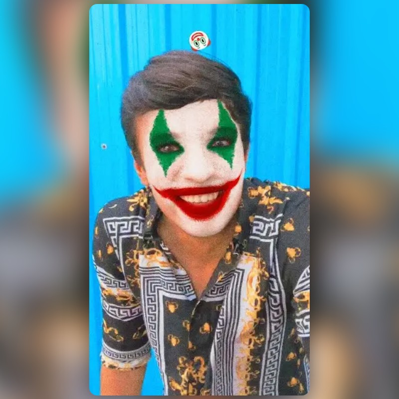 Clown Face Lens by Snapchat - Snapchat Lenses and Filters