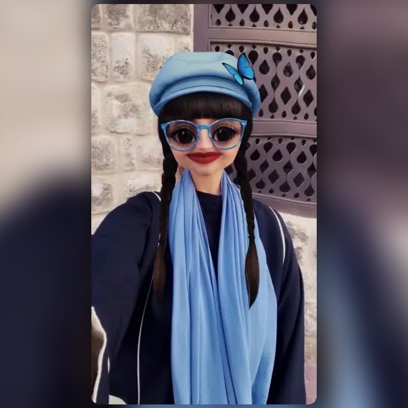 Blue Beret Filter by Snapchat | Snapchat Lenses