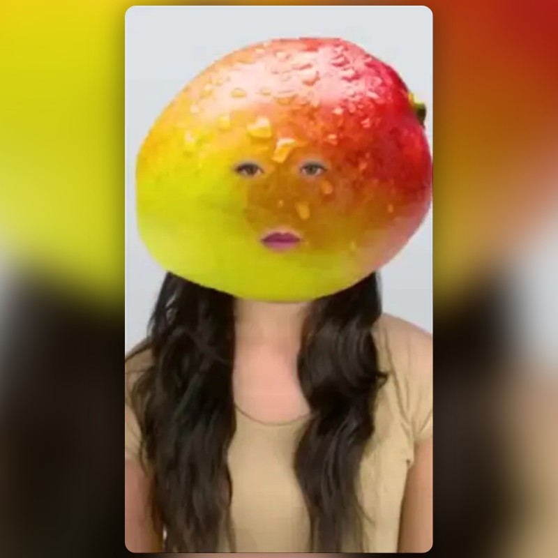 Mango spinning Lens by Mar - Snapchat Lenses and Filters