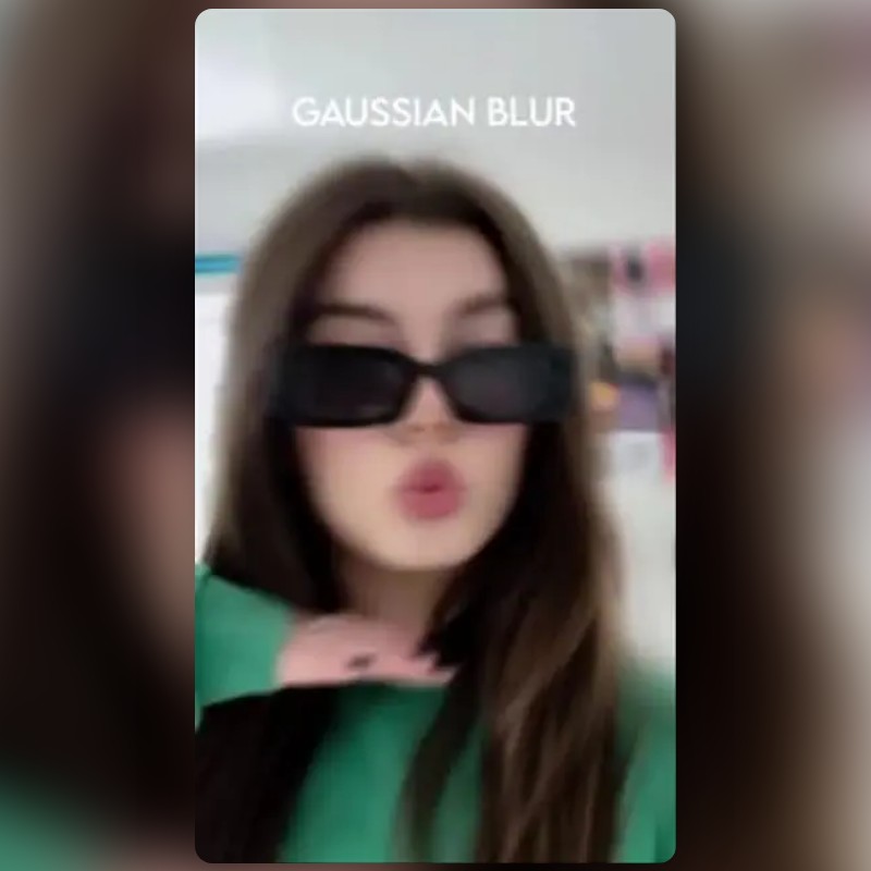 GAUSSIAN BLUR Filter by Shrey | Snapchat Lenses