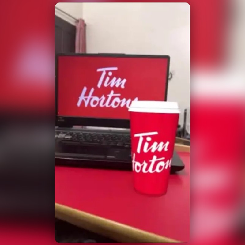 Tim Hortons Filter by Tejaspreet Singh | Snapchat Lenses