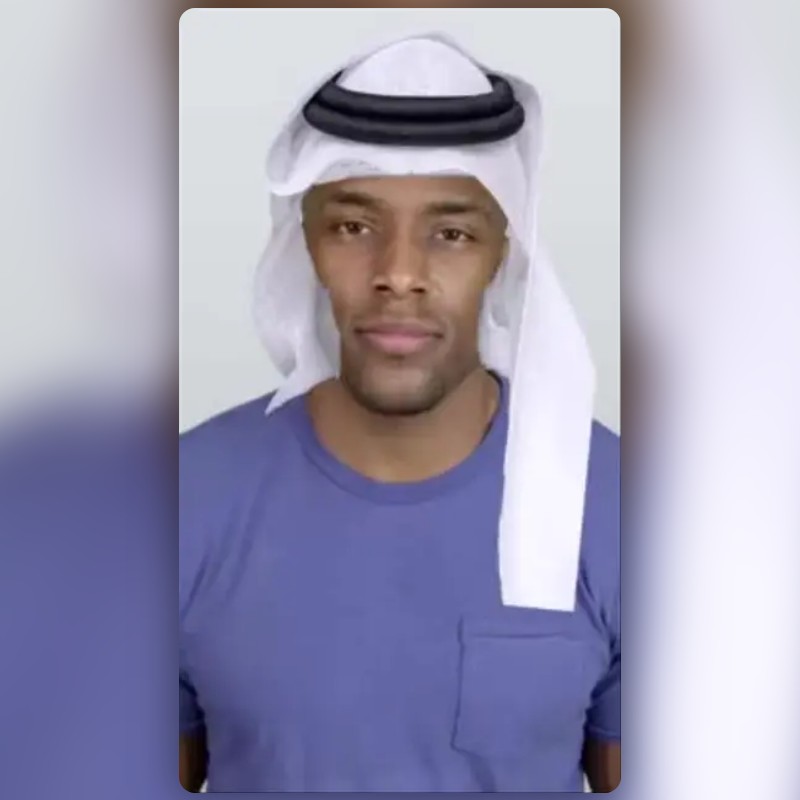 Arab Shemagh Lens by M37 - Snapchat Lenses and Filters