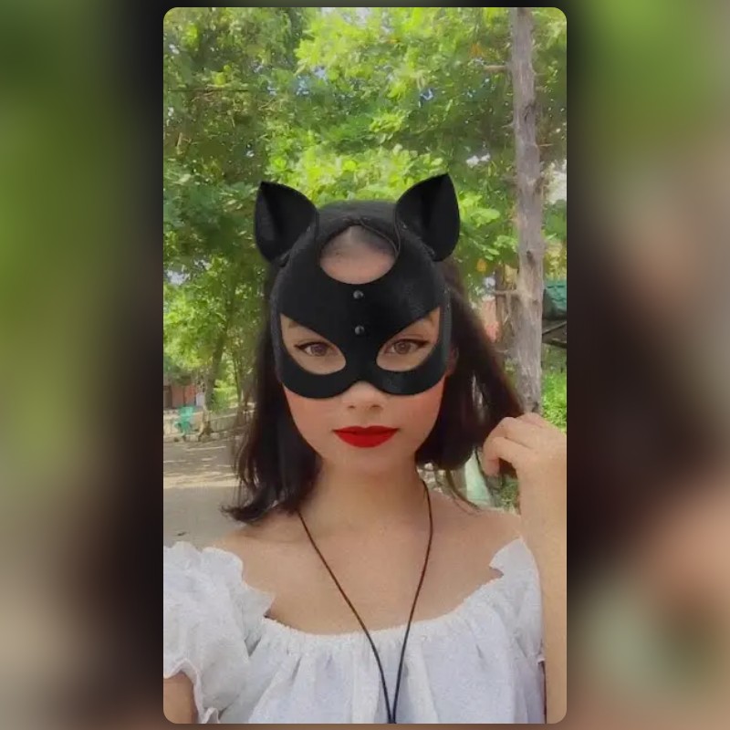 Leather Cat Mask 😻💋 Filter by Snapchat | Snapchat Lenses