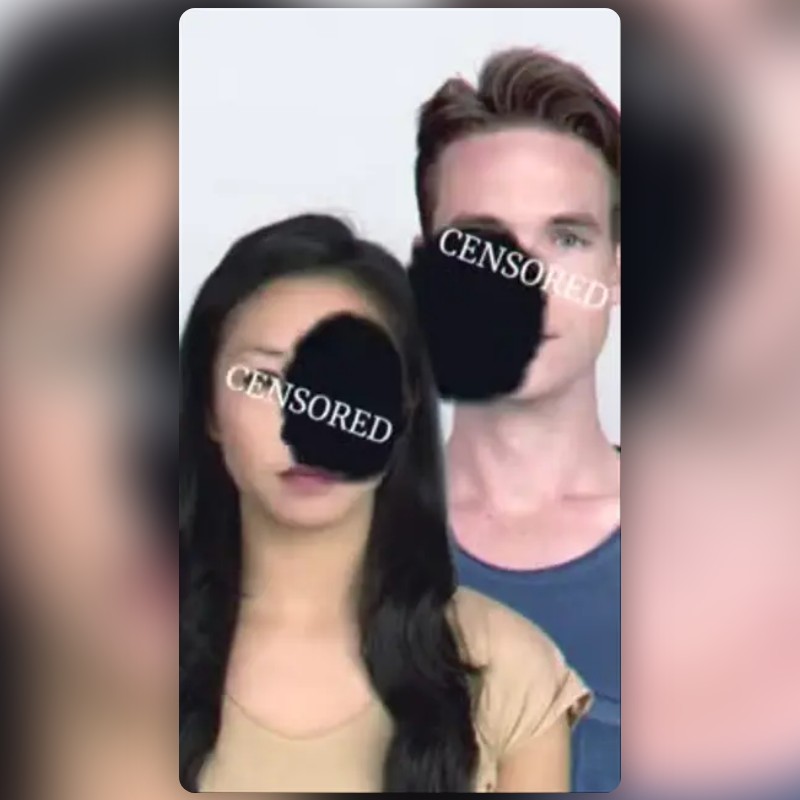 Censored Face Lens by Nick - Snapchat Lenses and Filters