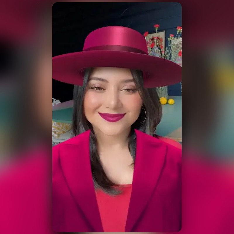 Glam Pink Look Lens by Snapchat - Snapchat Lenses and Filters