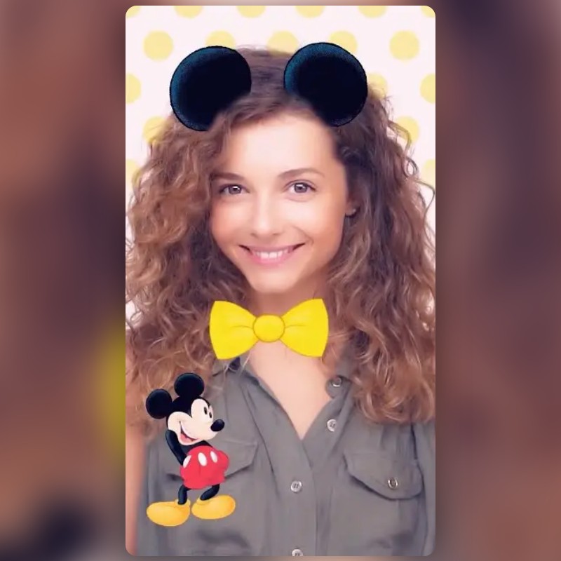 Mickey&Minnie Mouse Lens by Snapchat - Snapchat Lenses and Filters