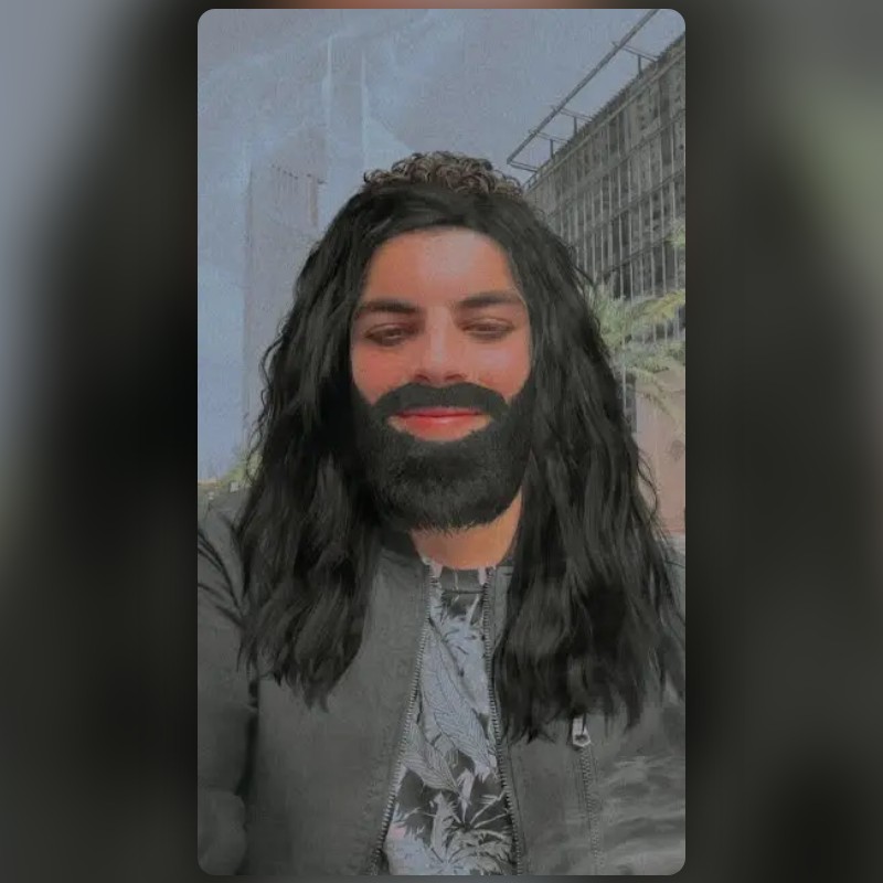 Mysterious Beard Man Lens by Snapchat - Snapchat Lenses and Filters